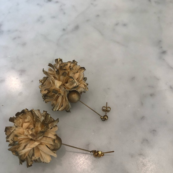 Joy B | Jewelry | Joy B Raffia Earrings | Poshmark